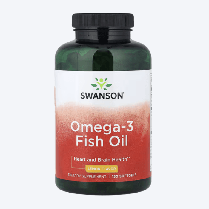 Swanson Omega 3 Fish Oil, Lemon 150 kapsula | – Proton Suplementi