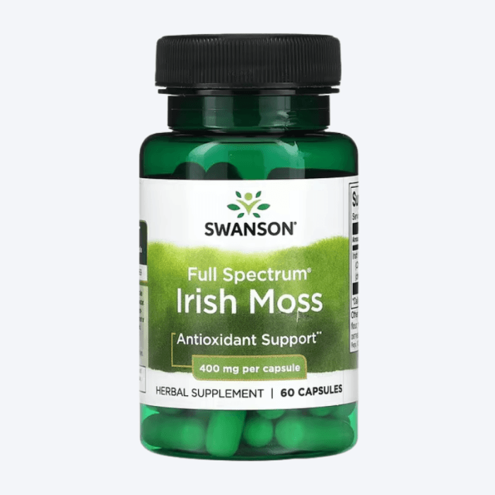 Swanson Full Spectrum Irish Moss 400mg 60 kapsula | – Proton Suplementi